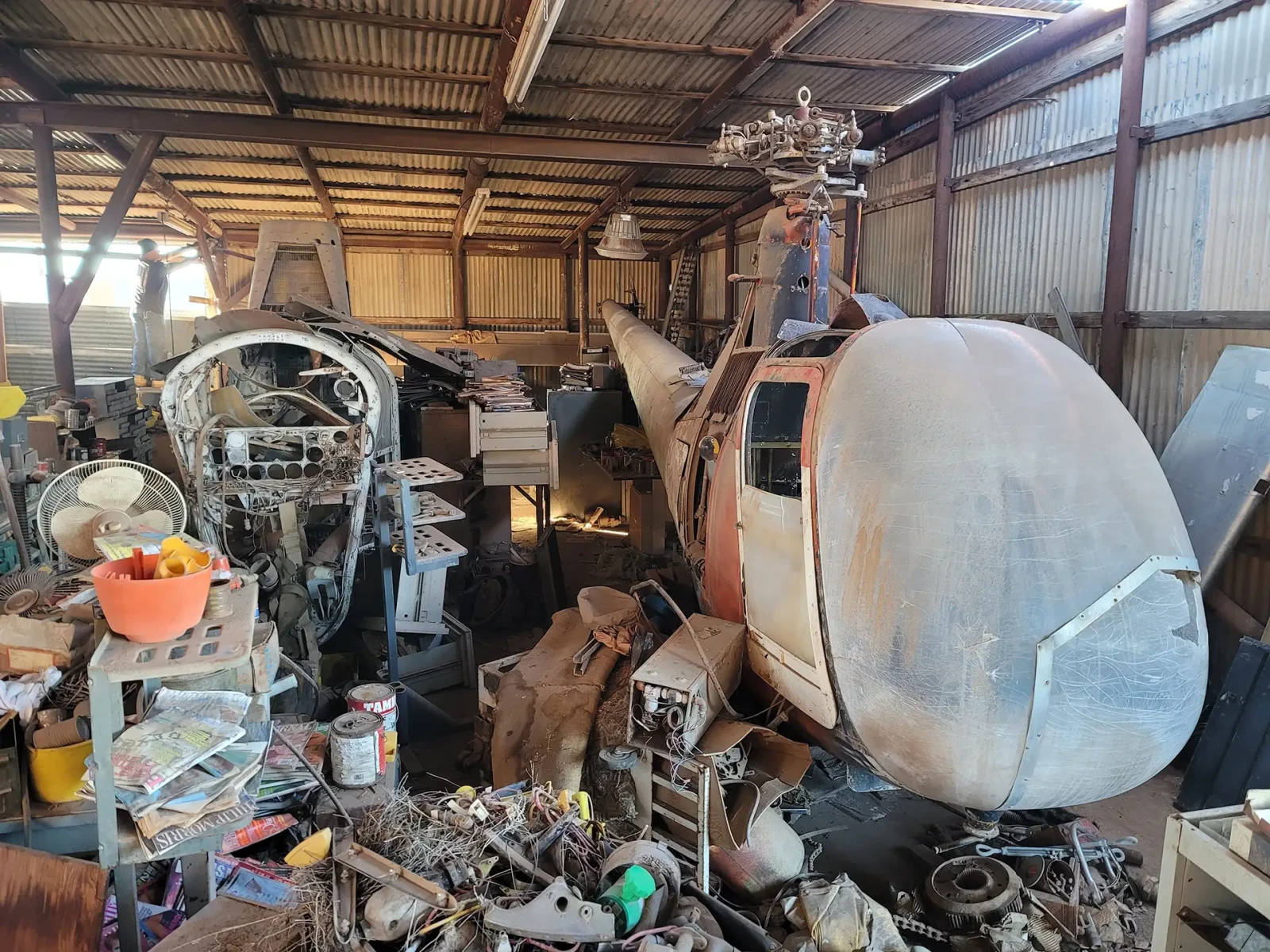 Heliops Magazine - KiaKaha Media Ltd - Helicopter Barn Find! - A number ...