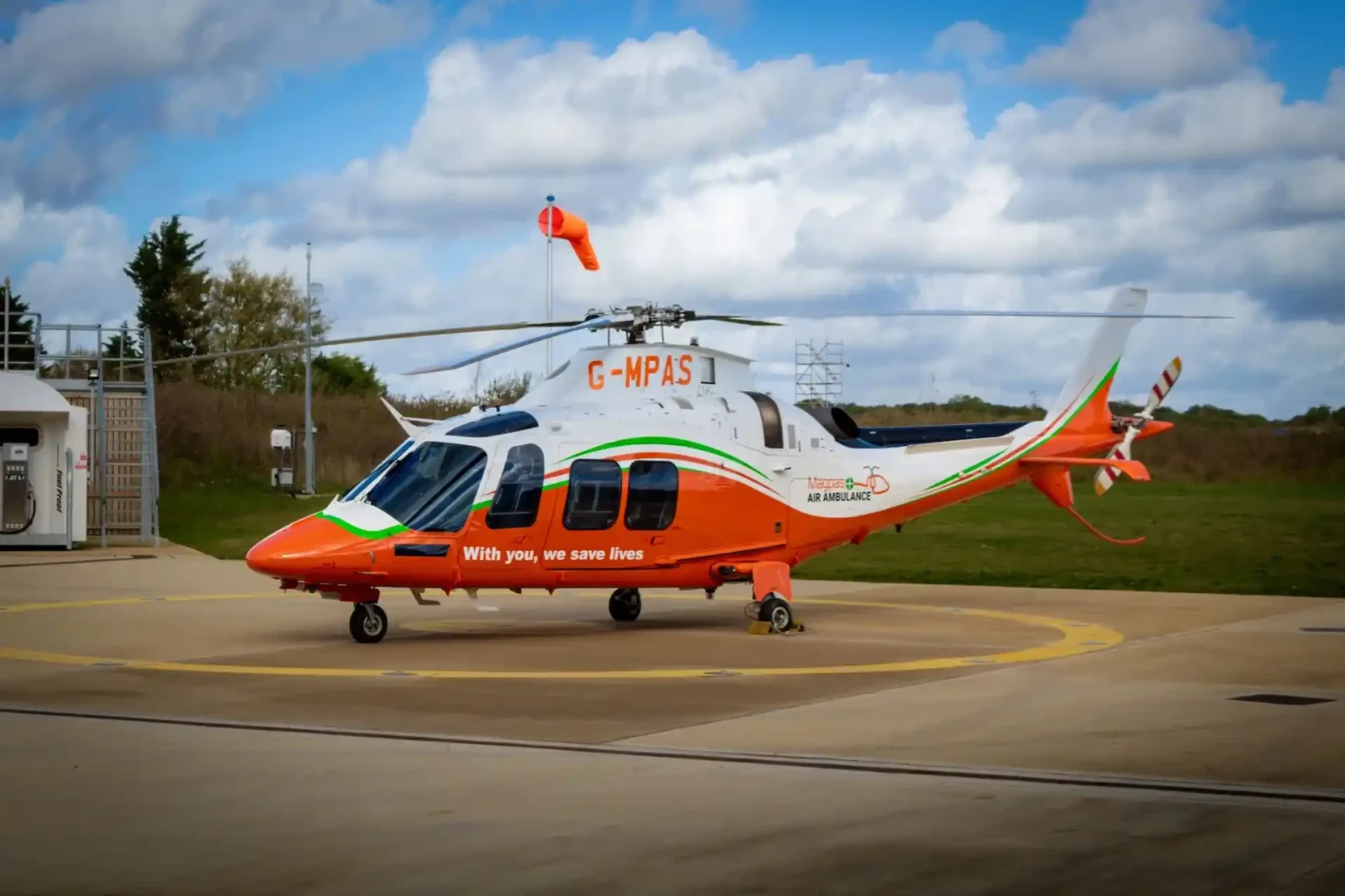 Heliops Magazine - KiaKaha Media Ltd - New Magpas AW109 has touched down